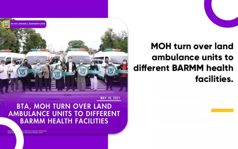 BTA, MOH turn over land ambulance units to different BARMM health ...